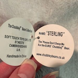 Soft Touch Toys | Toys | Vintage Chubbley Bear Sterling Extremely Rare ...